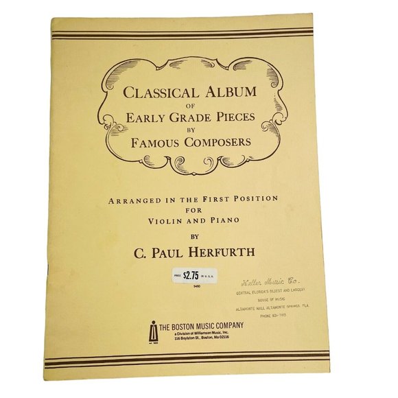 C Paul Herfurth | Other | 966 Classical Album Of Early Grade Pieces ...